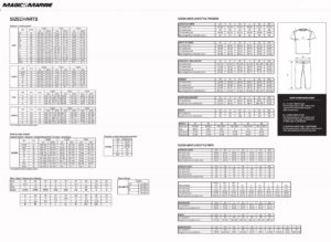 Clothes measurement chart men and women – Charts | Diagrams | Graphs