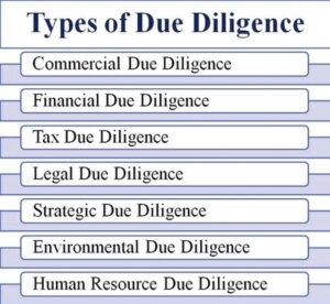 Different Types of Due Diligence – Charts | Diagrams | Graphs