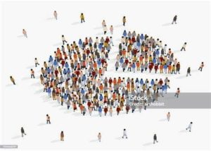 Population Demographics Report, Pie Chart Composed Of People – Charts ...